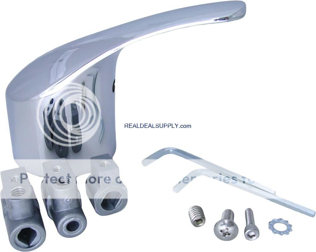 Real Deal Supply |Delta - Acrylic Knob Handle & Broach Adapters-->460146